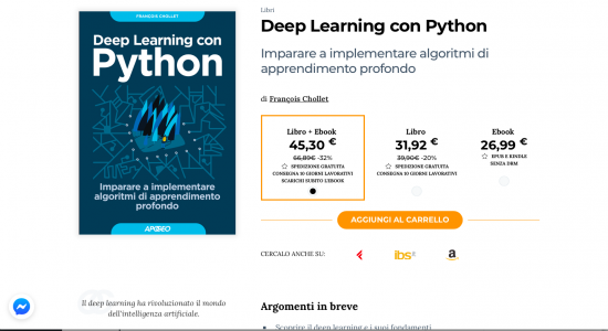 Libro: Deep Learning con Python. Imparare a implementare algoritmi di ... Libro: Deep Learning con Python. Imparare a implementare algoritmi di ...